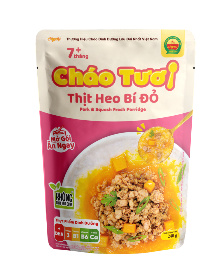 CHÁO TƯƠI THỊT HEO BÍ ĐỎ - AK FOOD