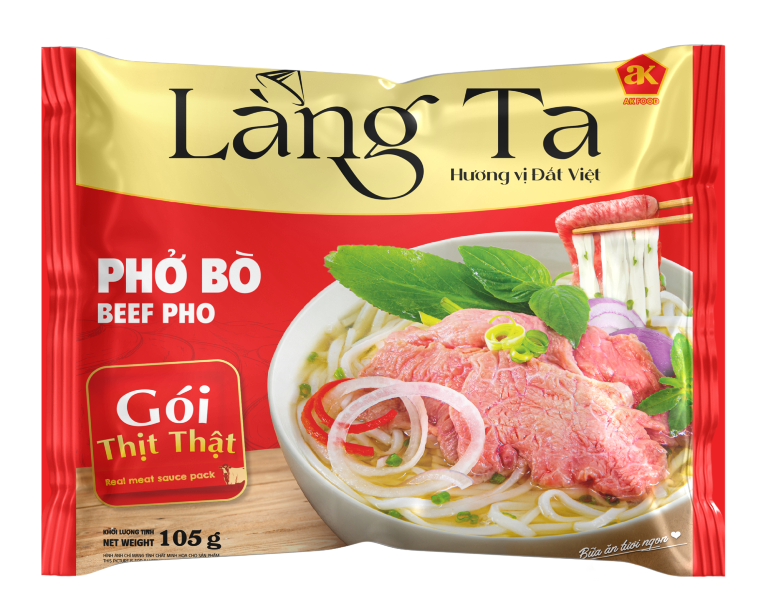 Pho noodles package: Solution for convenient Vietnamese pho