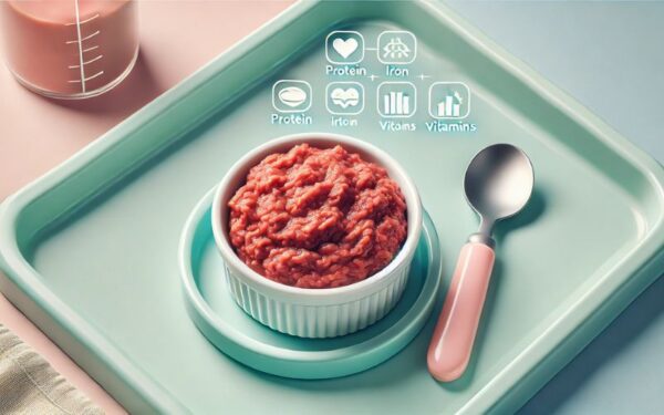 Beef puree for baby a healthy and tasty option for first foods